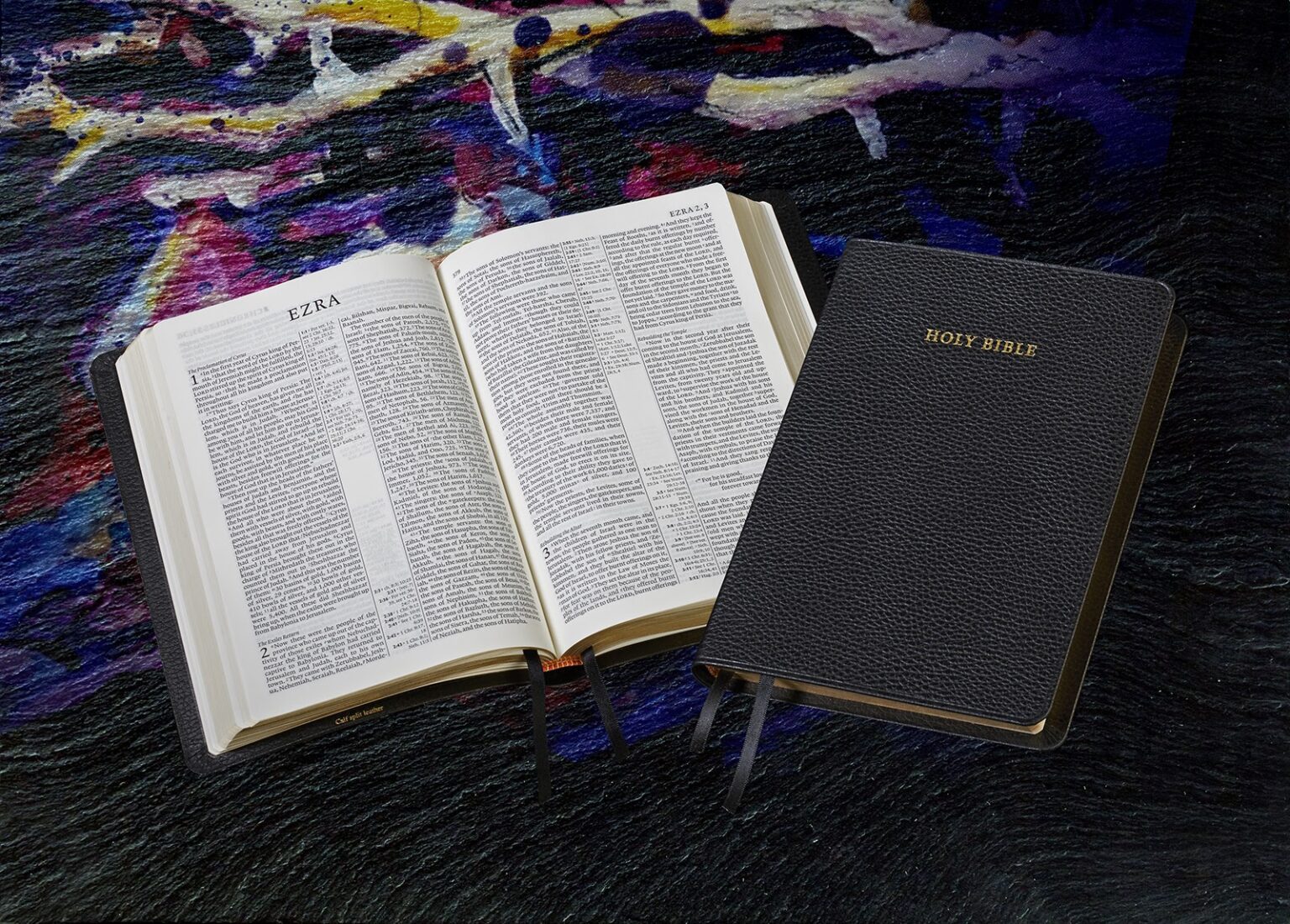 Cambridge ESV Diadem Reference Bible with Apocrypha Black Calfsplit ...