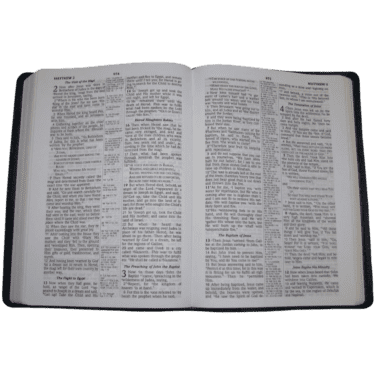 Lockman NASB 1995 Large Print Ultrathin Reference Bible, Black Genuine ...