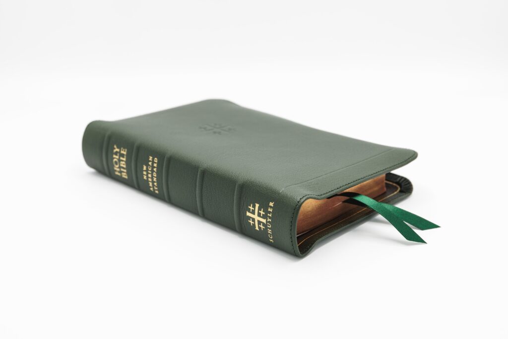 Schuyler Personal Size Quentel NASB, Full Yapp Dark Green Goatskin ...