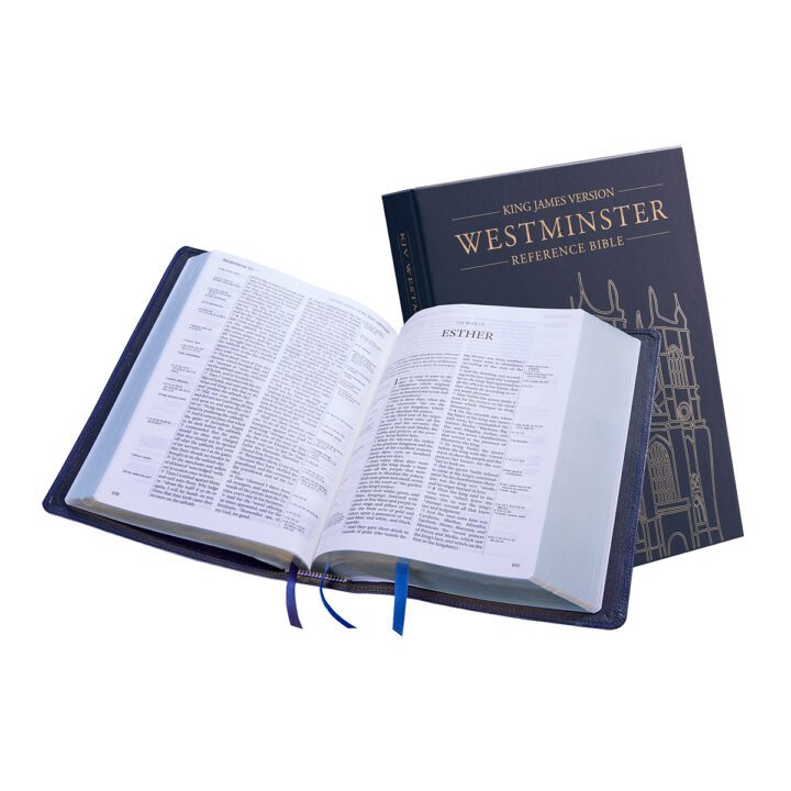 Cambridge KJV Westminster Bible Reference Edition, Dark Blue Goatskin ...